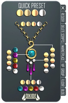 Second Life Marketplace - OXIDE Kaena Set - ORIGINAL MESH Earrings ...