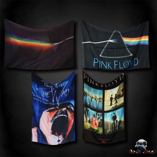Second Life Marketplace - .:VRS:. MESH Pack Flags Pink Floyd