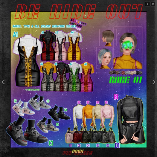 Second Life Marketplace - dami.behideout gacha.A2 +C3+C5 maitreya