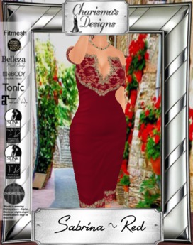 Second Life Marketplace - Charisma's Designs Sabrina Red