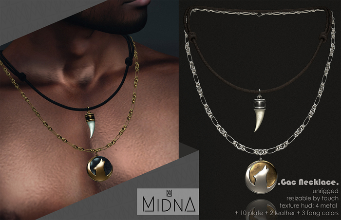 Second Life Marketplace - MIDNA - Gac Necklace