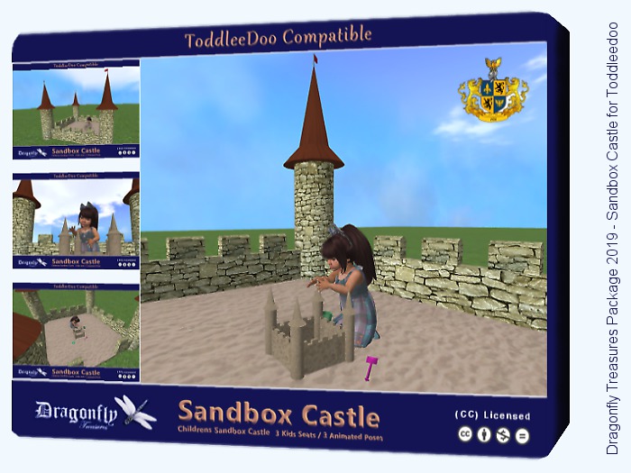 Second Life Marketplace - :.D~T.: - Sandbox Castle Playground (for ...