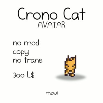 Second Life Marketplace - Crono Cat Avatar