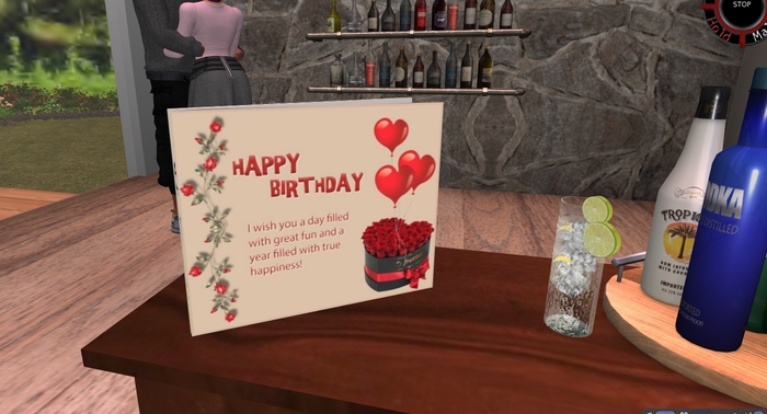 Second Life Marketplace - birthday card - 1LI mesh