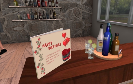Second Life Marketplace - birthday card - 1LI mesh