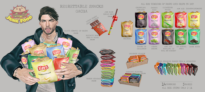 Second Life Marketplace - Junk Food - Slay's Disappointment Chips