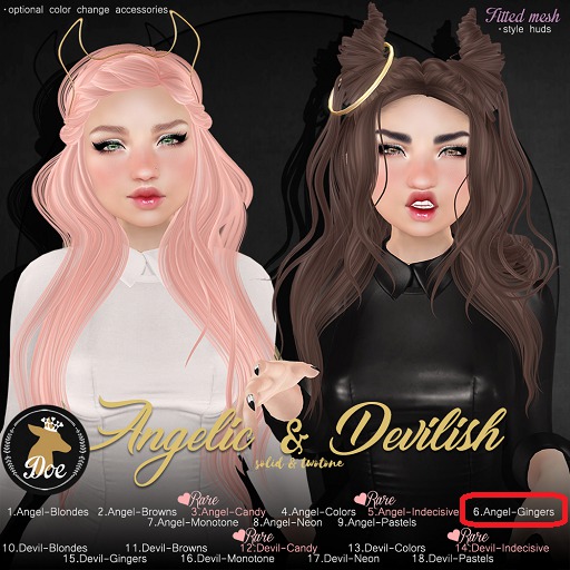 Second Life Marketplace - 6.Doe: Angelic - Gingers