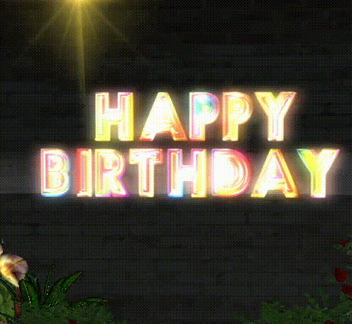 Second Life Marketplace - *⊱Birthday⊰*Happy Birthday Sign-Neon-Animated ...