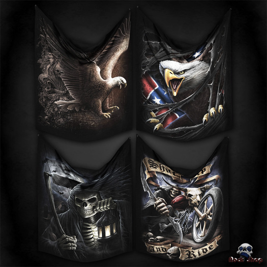 Second Life Marketplace - .:VRS:. Pack Gothic MESH Cloth Poster Flag