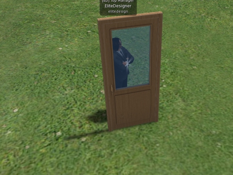 Second Life Marketplace - [ED] Door with frame (scripted with sounds)