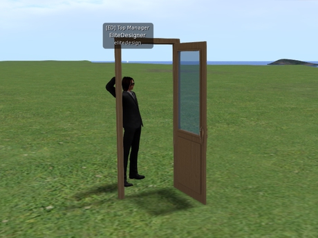 Second Life Marketplace - [ED] Door with frame (scripted with sounds)