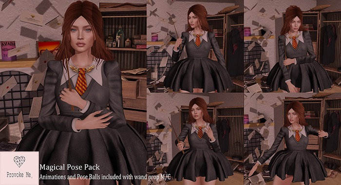 Second Life Marketplace - Provoke Me - Magical Pose Pack