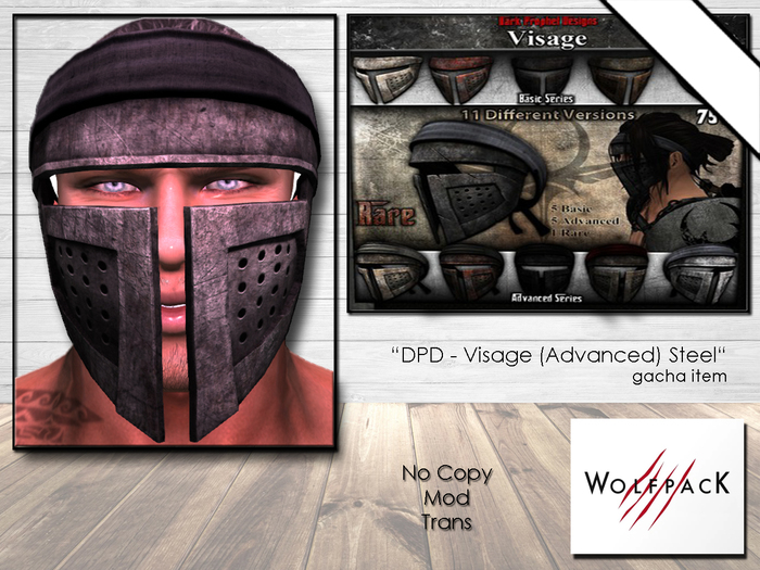 Second Life Marketplace - DPD - Visage (Advanced) Steel