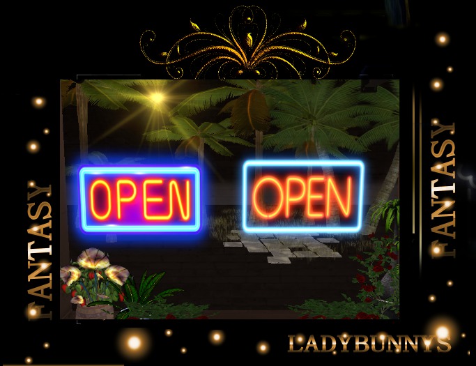 Second Life Marketplace - ~ ~Neon~ ~Bar Signs-Open Sign 1-Neon-Animated ...