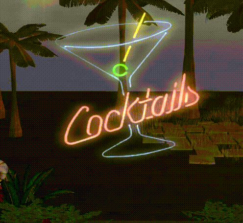 Second Life Marketplace - ~ ~Neon~ ~Bar Signs-Bar Sign-Cocktails ...