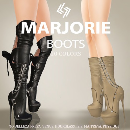 Second Life Marketplace - LEGENDAIRE MARJORIE BOOTS