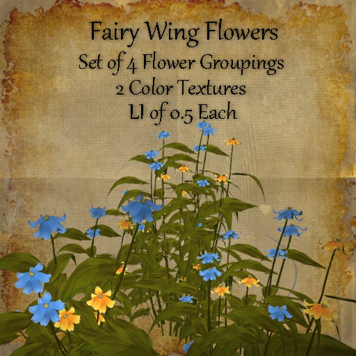 Second Life Marketplace - Bad Katz Fairy Wing Flowers