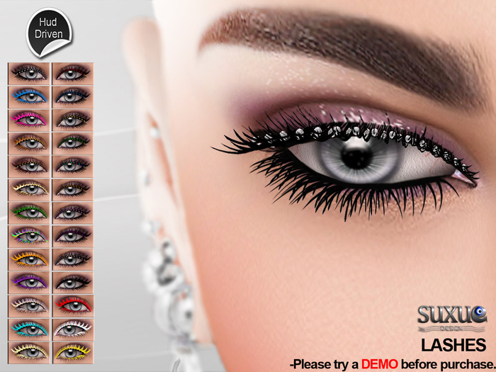 Second Life Marketplace - Lashes NonBento Classic Catwa & Other Mesh ...