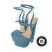 Second Life Marketplace - Gloria Shoes - Maitreya - Azure (BOXED)