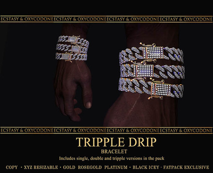 Second Life Marketplace - {E&O- TRIPLE DRIP} Platinum Drip