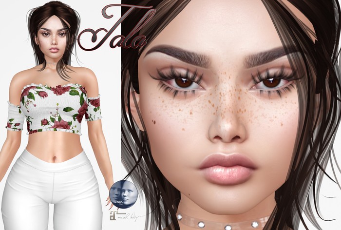 Second Life Marketplace - -bus- Tala Shape {Genus Strong Face}