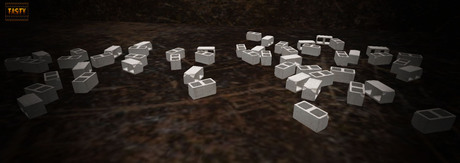 Second Life Marketplace - ..::Tasty::.. Cinderblock Rubble //FULL PERM ...