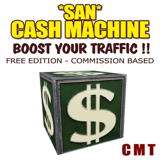 Second Life Marketplace - *SAN* CASH MACHINE - FREE EDITION in a box