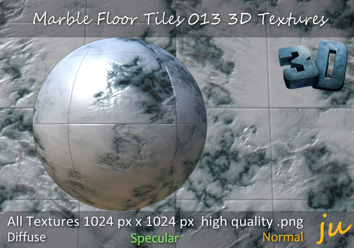 Second Life Marketplace - JU Marble Floor Tiles 013 3D Textures Full Perm