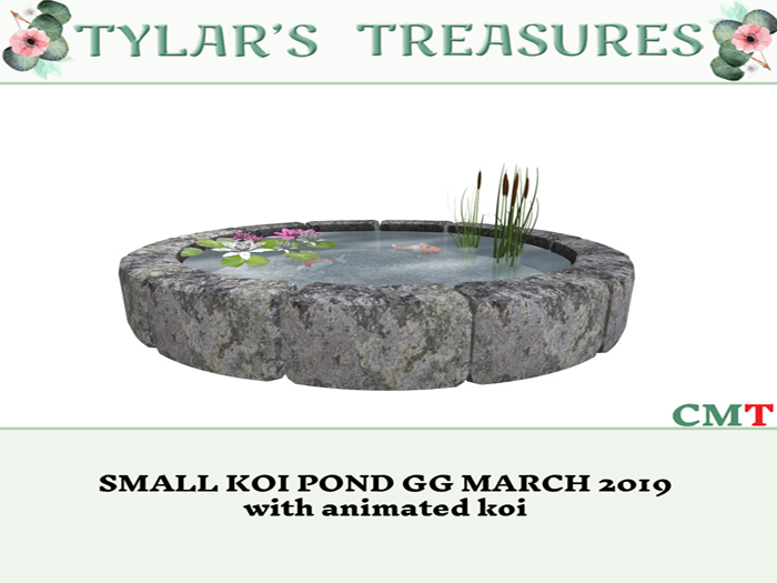Second Life Marketplace - .:TT:. SMALL KOI POND GG MARCH 2019 ADD ME!