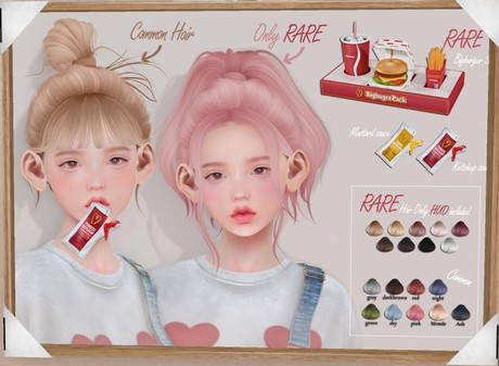 Second Life Marketplace - VCO HAIR _ Mango [Red]