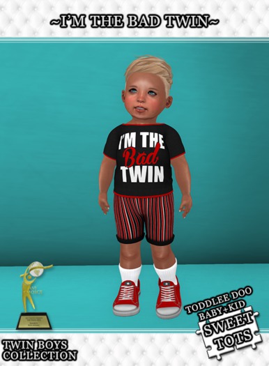 Second Life Marketplace - ~*Sweet Tots*~ Twin Brothers~ Im The Bad Twin
