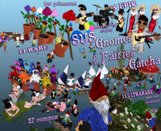 Second Life Marketplace - SUS Dwarf watering peach Rose (8p)