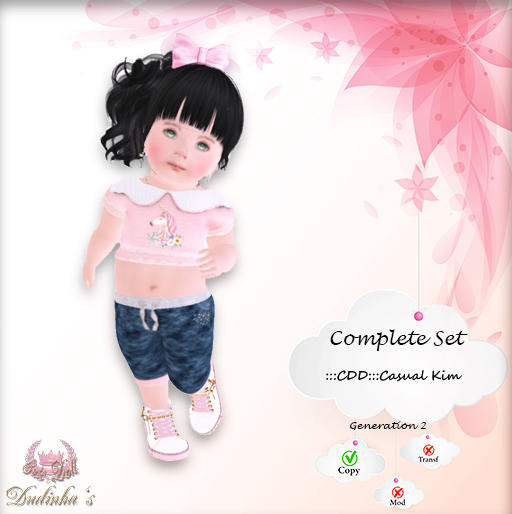 Second Life Marketplace - :::CDD:::Casual Kim -BOXED -TODDLER-