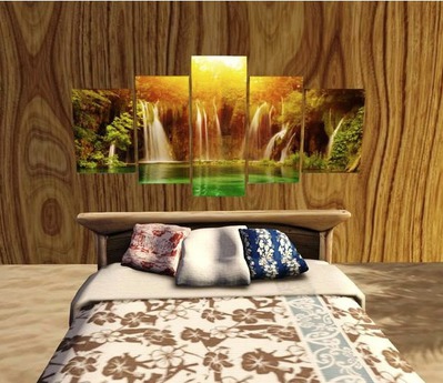 Second Life Marketplace - Waterfall-Pic 5 piece Mesh