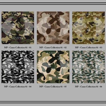 Second Life Marketplace - Masked Panda - Camo Textures 01 Seamless ...