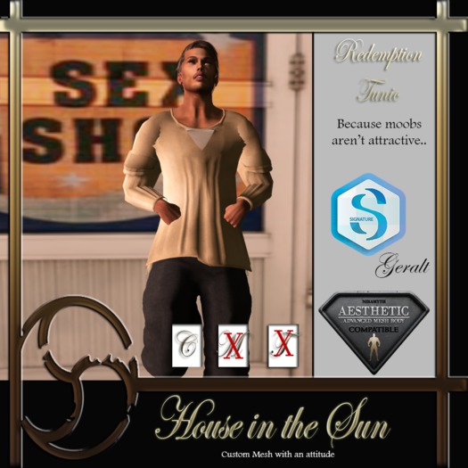 Second Life Marketplace - Redemption Tunic Brown