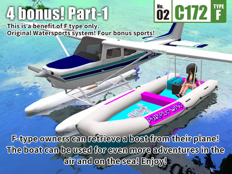 Second Life Marketplace - Purple Wing Cessna C172 Type-F