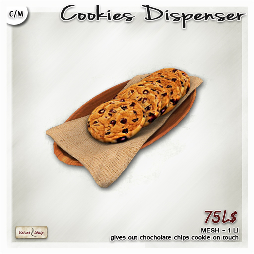 Second Life Marketplace - [V/W] Cookies dispenser - 1 LI chocolate chip ...