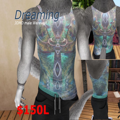 Second Life Marketplace - JOMO male Werewolf -Dreaming- [SR INDUSTRYS}