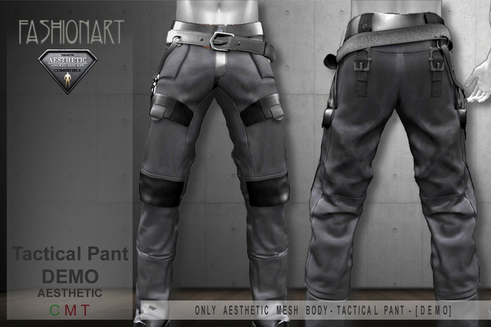 Second Life Marketplace - .:FashionArt: Tactical Pant / DEMO [AESTHETIC]