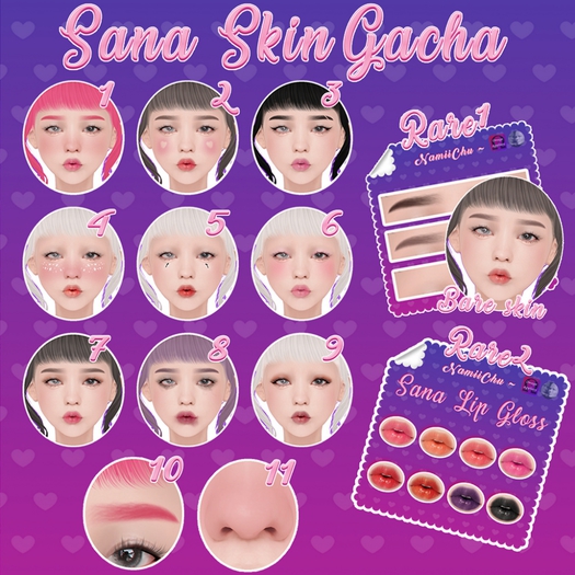 Second Life Marketplace - NamiiChu ~ Sana Skin - Common #4 [Genus]