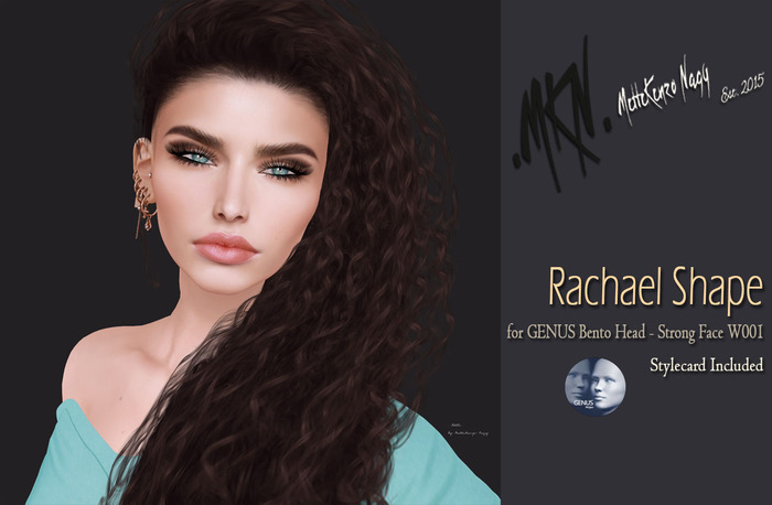 Second Life Marketplace - . MKN . Rachael Shape (Genus Strong Face W001 ...