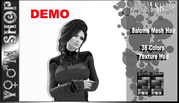 Second Life Marketplace - YM SHOP_DEMO Salome Mesh Hair