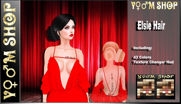 Second Life Marketplace - YM SHOP_Elsie Hair