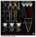 Second Life Marketplace - [V-Tech]Dark Knight - Pauldrons[Silver]