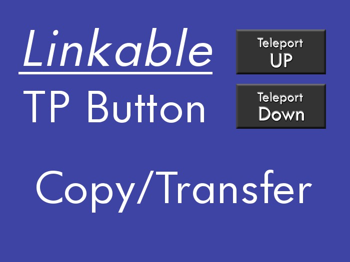 Second Life Marketplace - Quark Teleport Button - Linkable TP