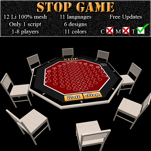 Second Life Marketplace - Stop Game