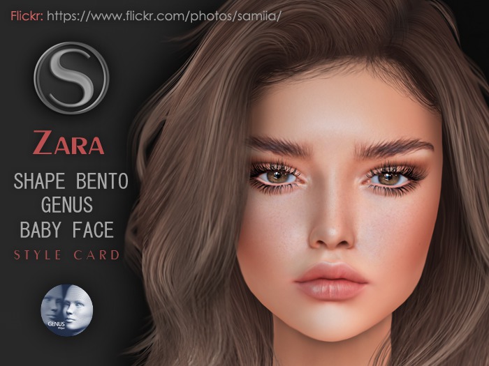 Second Life Marketplace - Samia - Genus Baby Face - Zara Shape