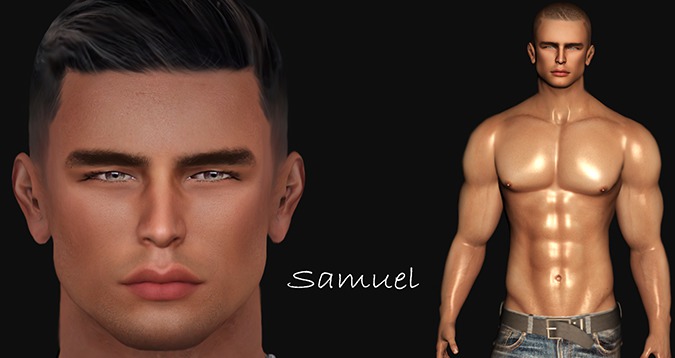 Second Life Marketplace - SAMUEL - MALE - SKIN - DEMO