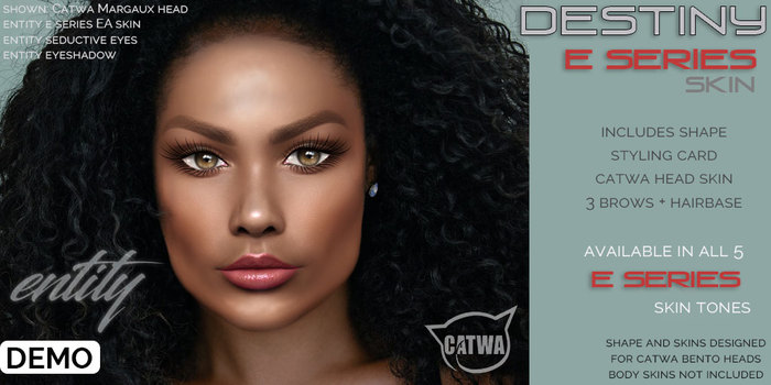 Second Life Marketplace - Entity E-Series Destiny for Catwa DEMO